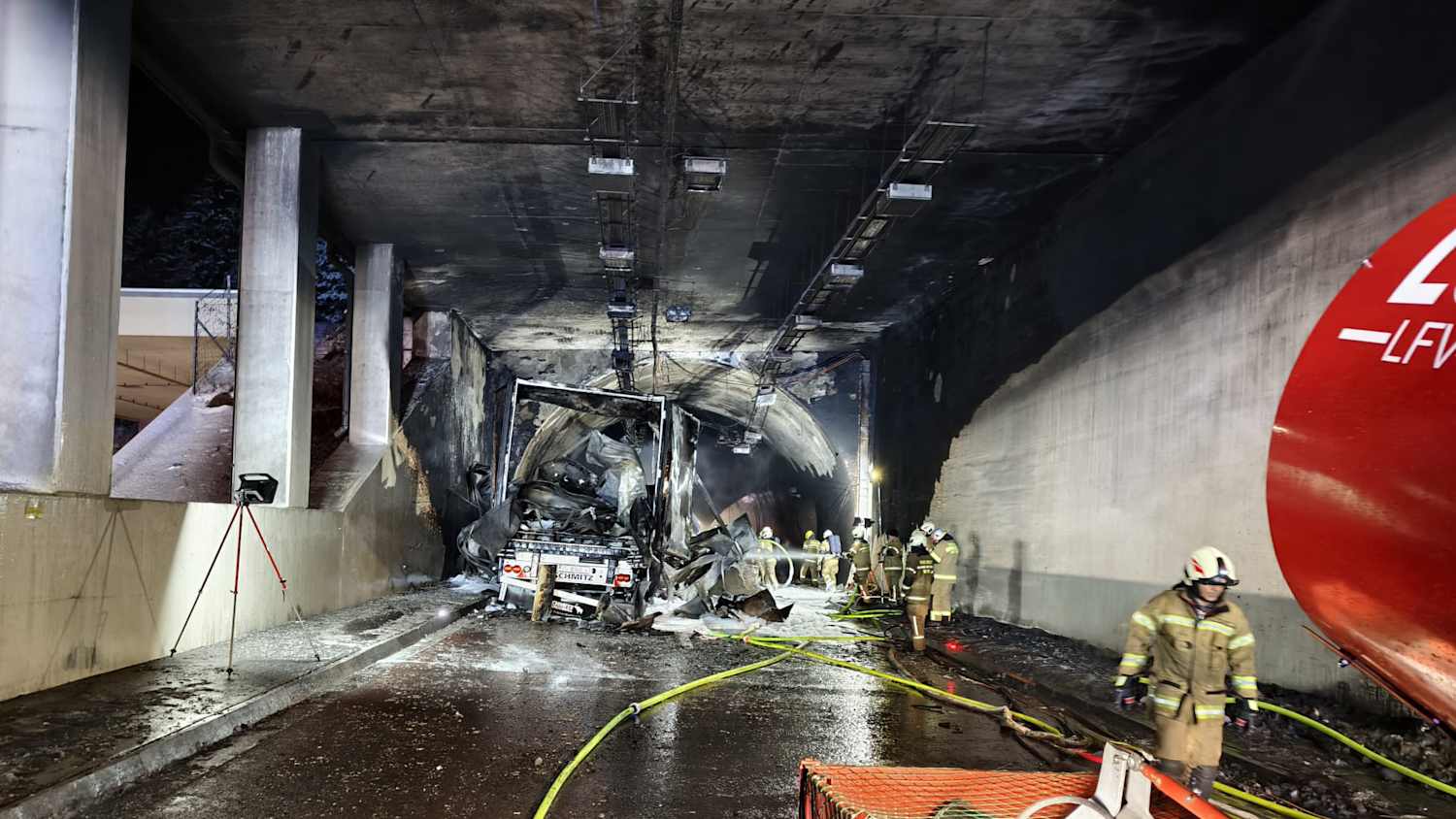 Tauernautobahn: Brentenbergtunnel auf der A10 bis auf Weiteres gesperrt
