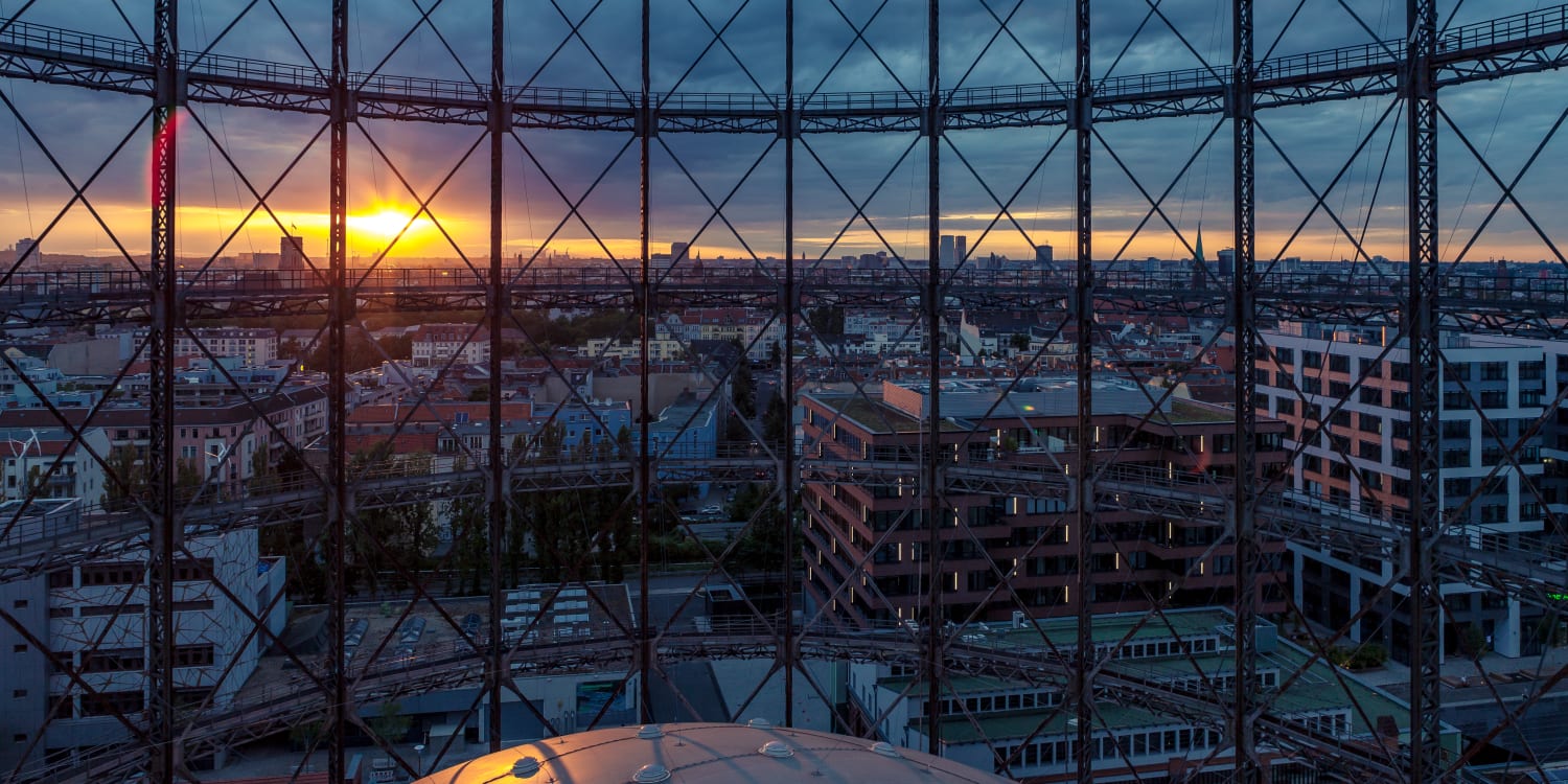 Ein letztes Mal auf den Gasometer