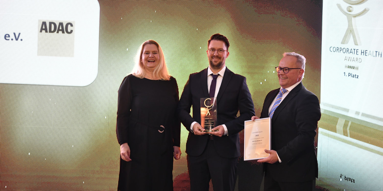 Betriebliches Gesundheitsmanagement erhält Award | ADAC Nordbaden