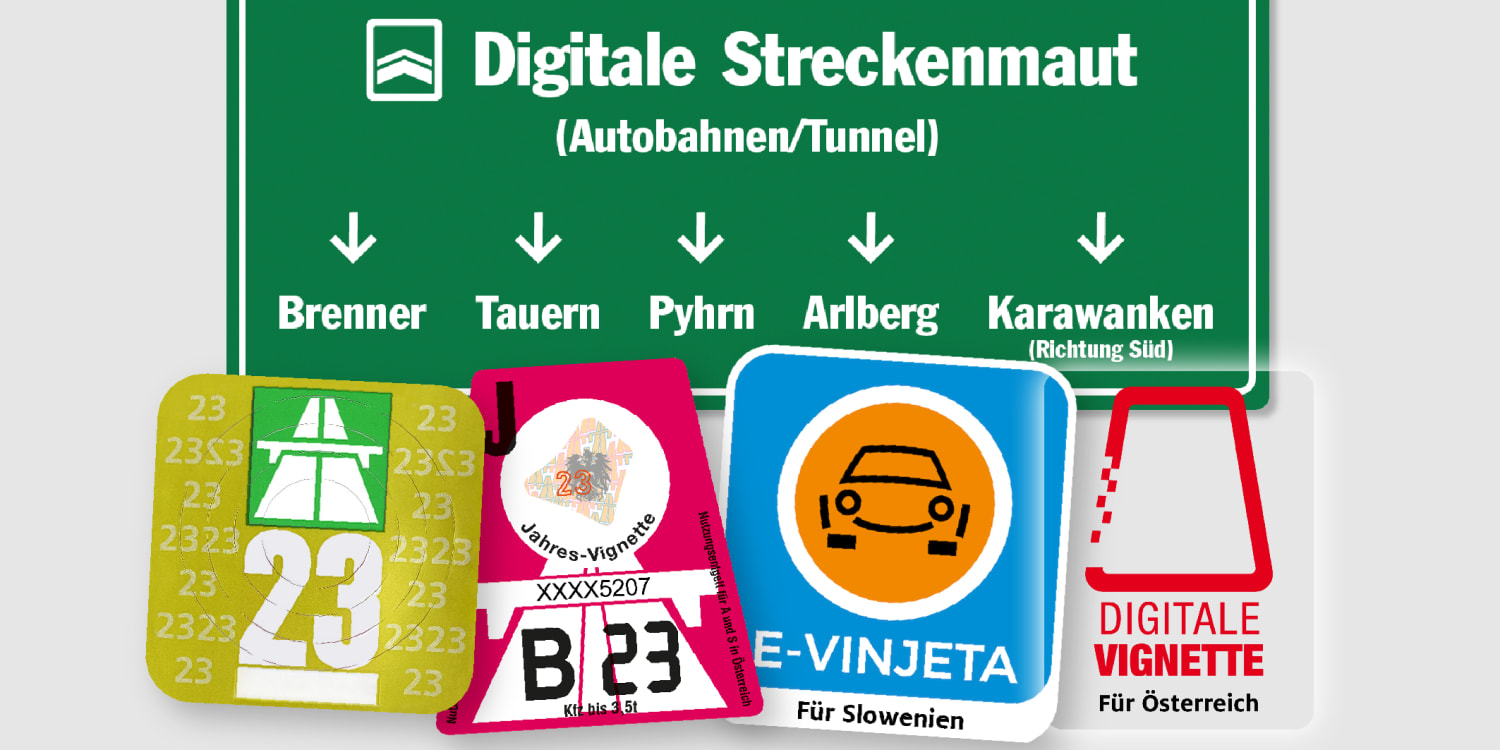 Vignetten kaufen: Seit August auch digitale Vignetten für die Schweiz