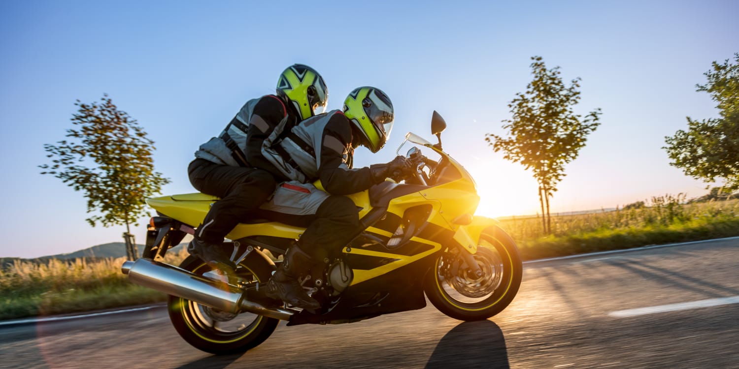 Motorradfahren mit Sozius