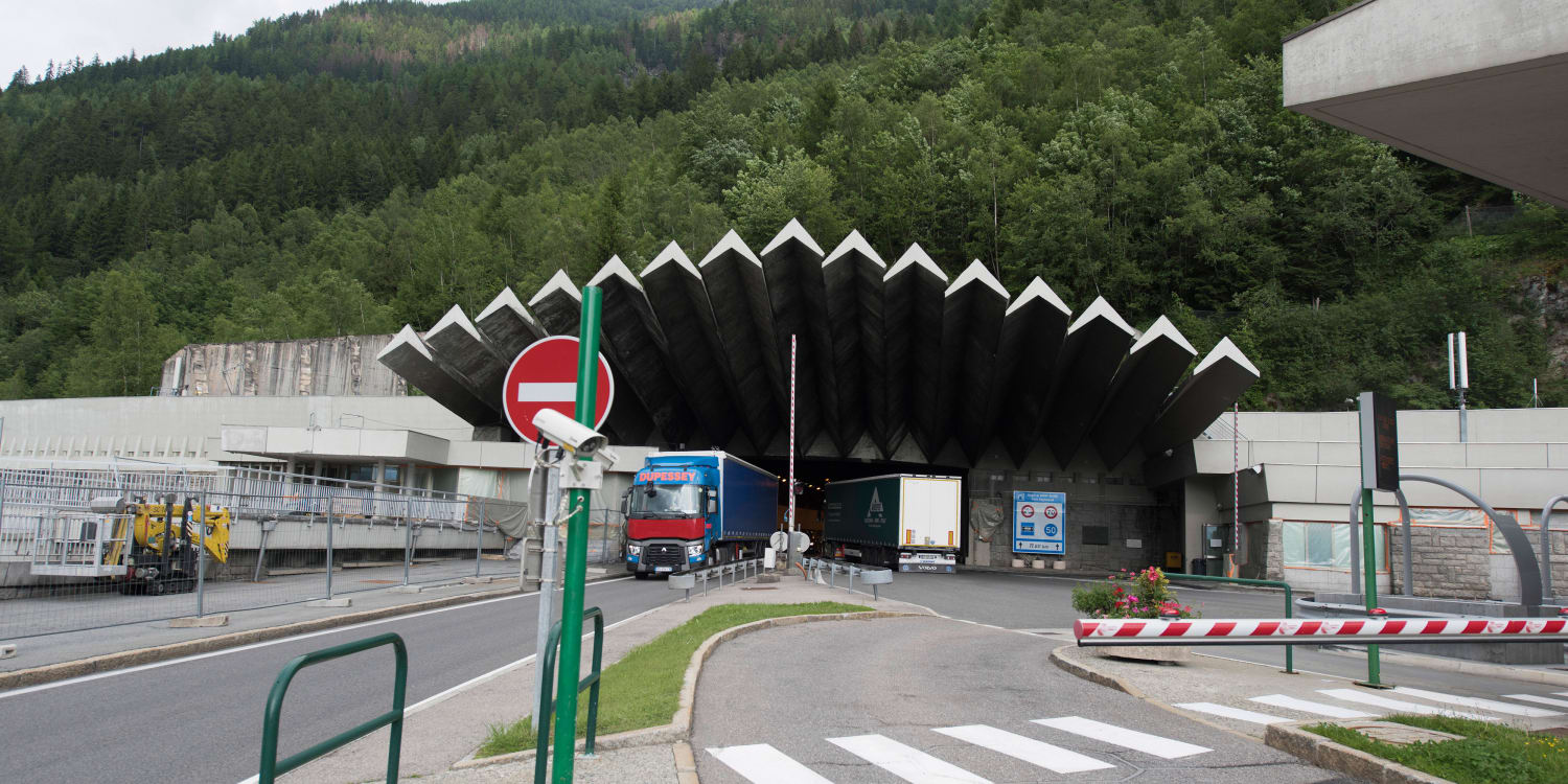 Sperre im Mont-Blanc-Tunnel seit September