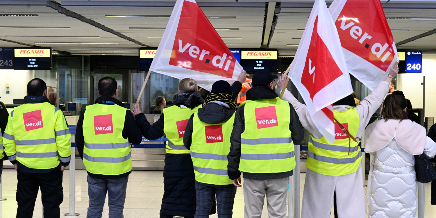 Strike at airports: Munich and Frankfurt are also affected - World ...