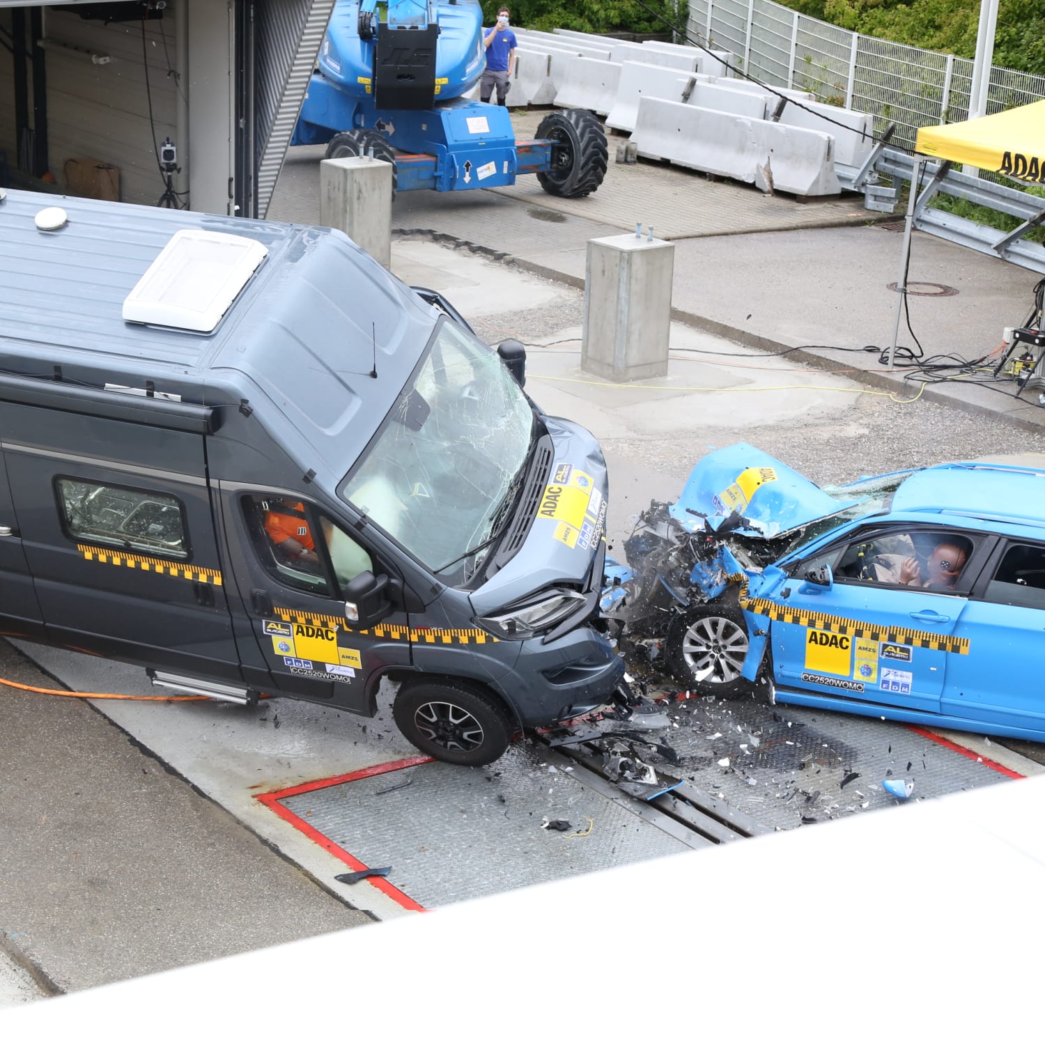 Wohnmobil im Crashtest: Schlechte Knautschzone | ADAC